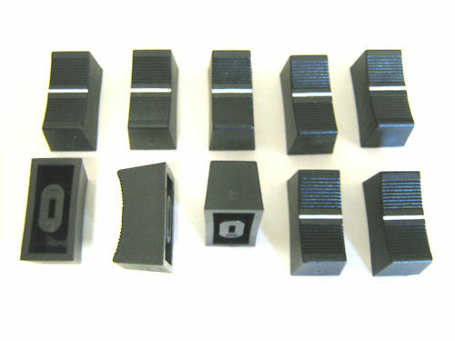 10 x mixer fader knobs fit 4mm x 1.2mm tang - Audio Broker