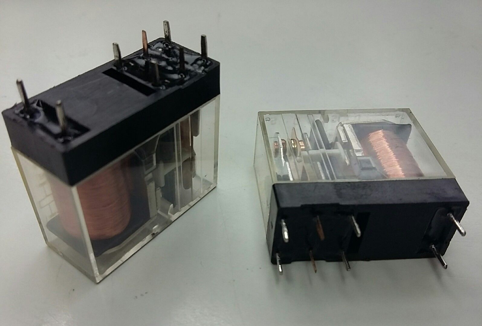 2x SPDT 24V DC relay 1200 ohms. New - Audio Broker